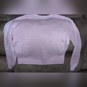 Heritage Charm | Sweaters | Nwt Pink Orchid Color Vneck Long Sleeve ...